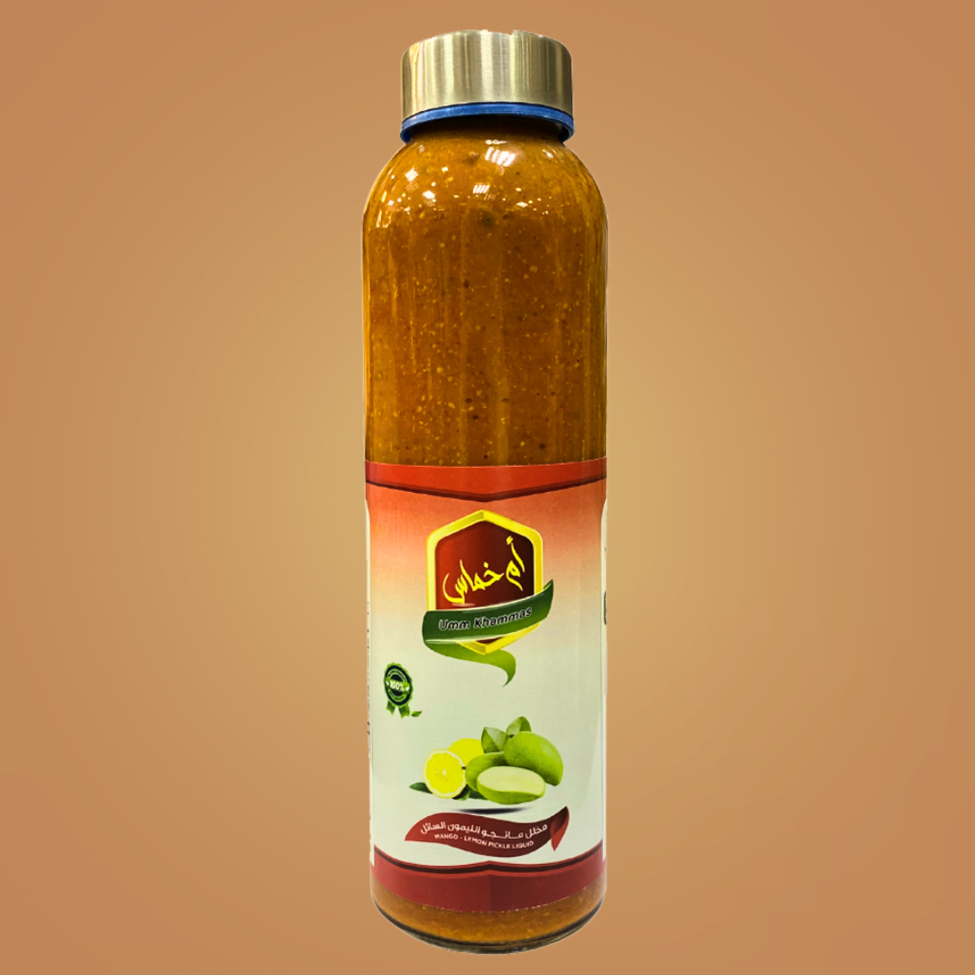 Umm Khammas Mango Lemon Pickle Liquid | Bon Al Khaleej
